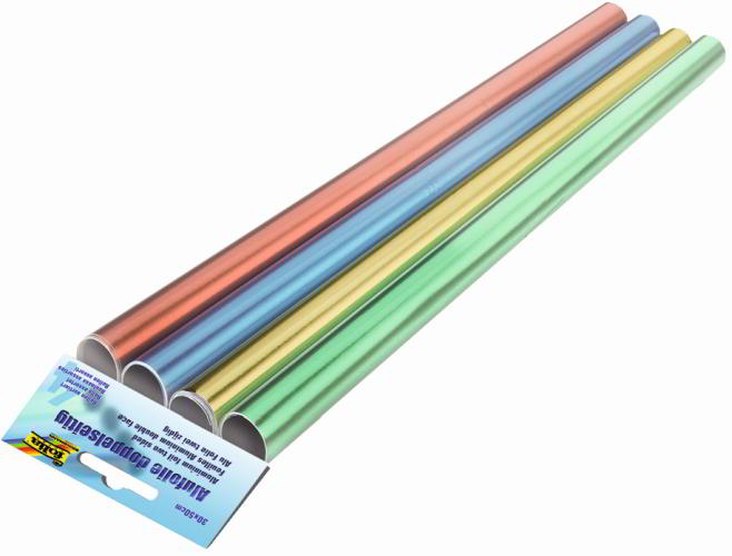 Alu-Folie in Kleinrollen, doppelseitig kaschiert | Window Color Farben ...